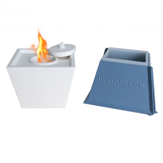 Desktop Concrete Fireplace Mold F3